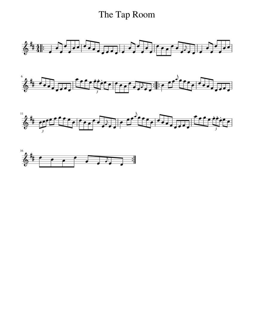 The Tap Room Sheet music for Piano (Solo) Easy | Musescore.com