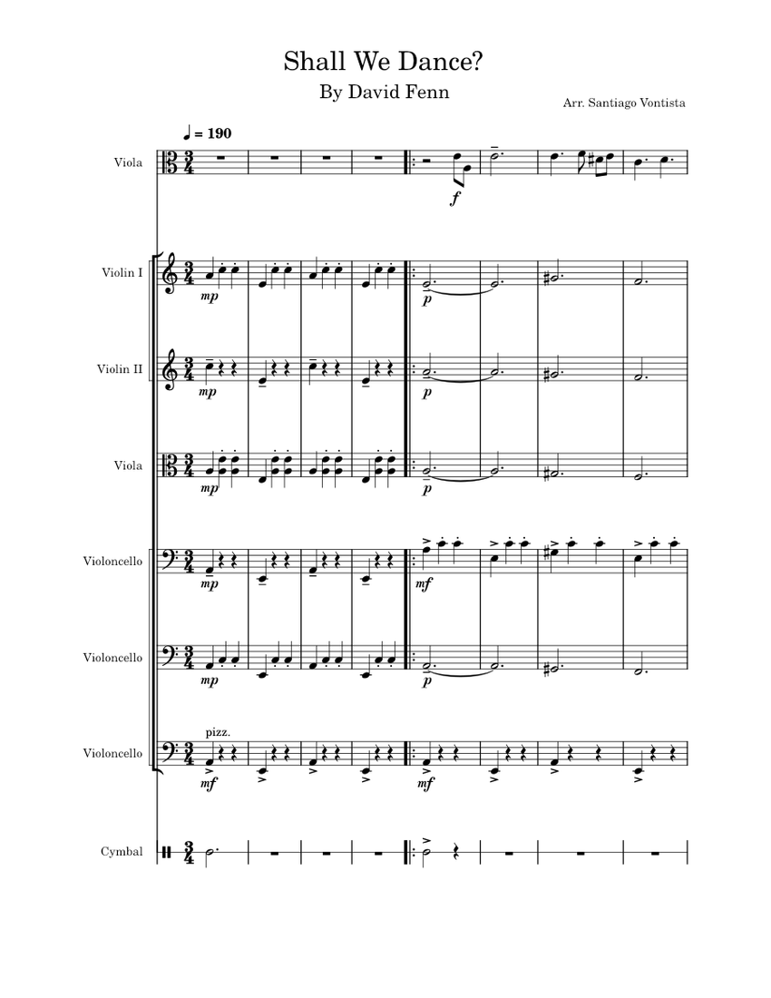 Shall We Dance – David Fenn Shall_we_Dance_ Sheet music for Crash ...