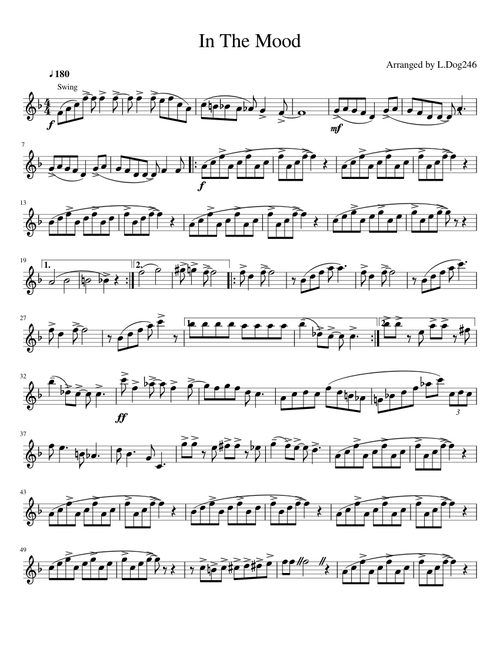 pocket saxophone notes