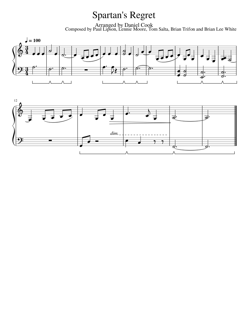 Spartan's Regret – Paul Lipson, Lennie Moore, Tom Salta, Brian Trifon ...