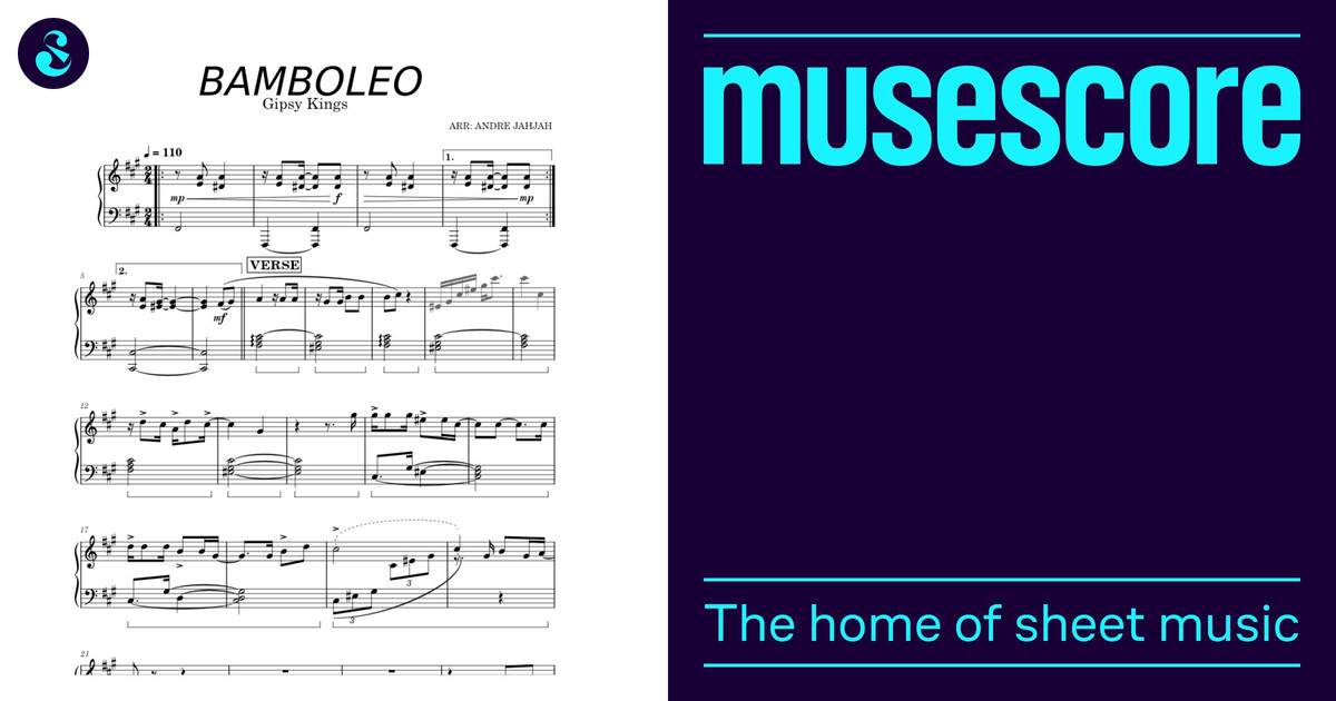 Bamboleo – Gipsy Kings Sheet music for Piano (Solo) | Musescore.com