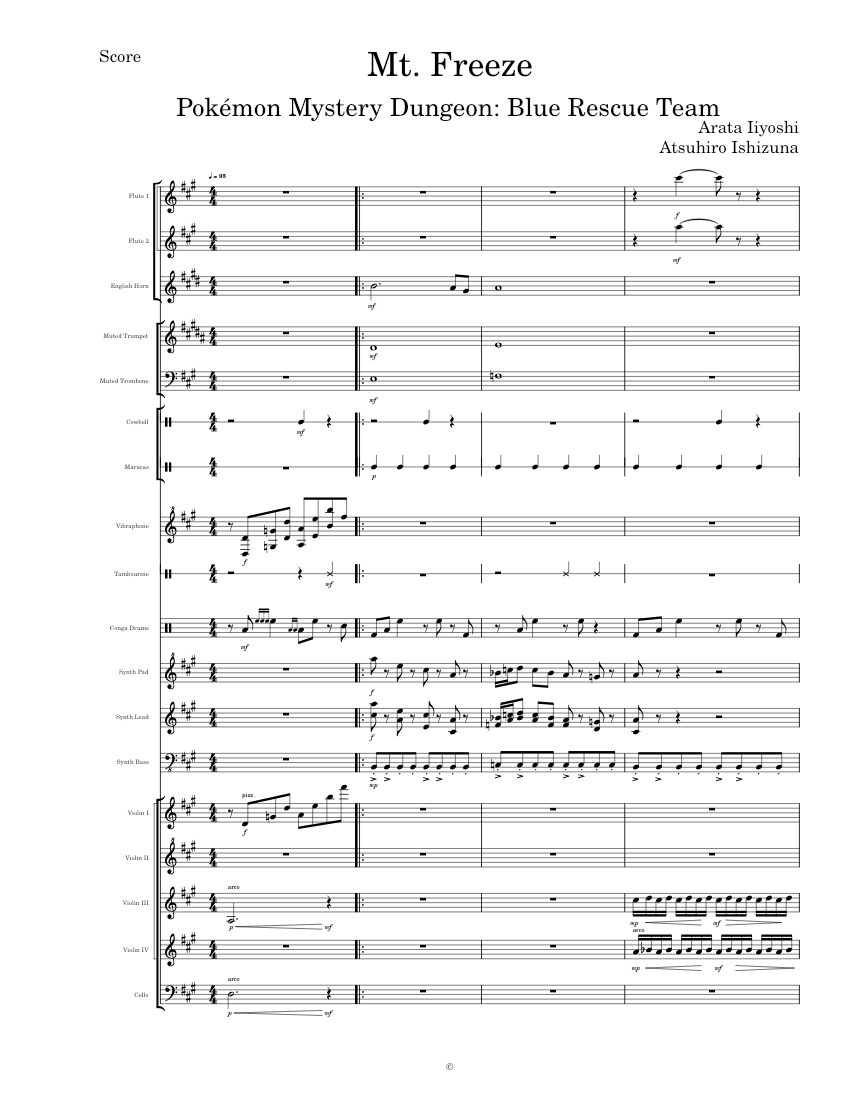 Mt. Freeze (Pokémon Mystery Dungeon: Blue Rescue Team) - Transcribed ...