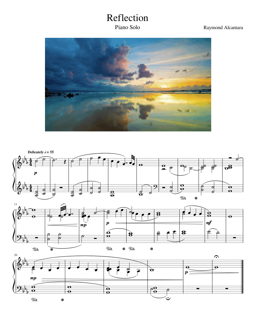 Reflection Sheet music for Piano (Solo) Easy | Musescore.com