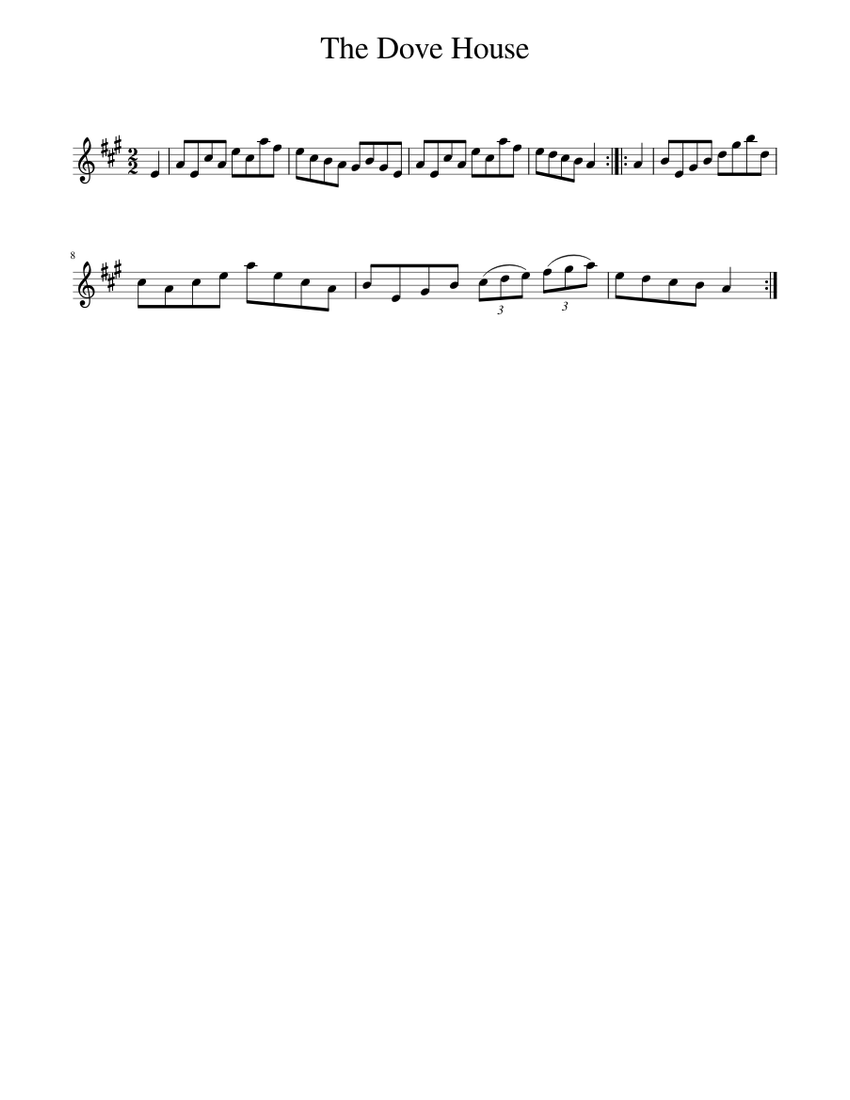 The Dove House Sheet music for Piano (Solo) Easy | Musescore.com