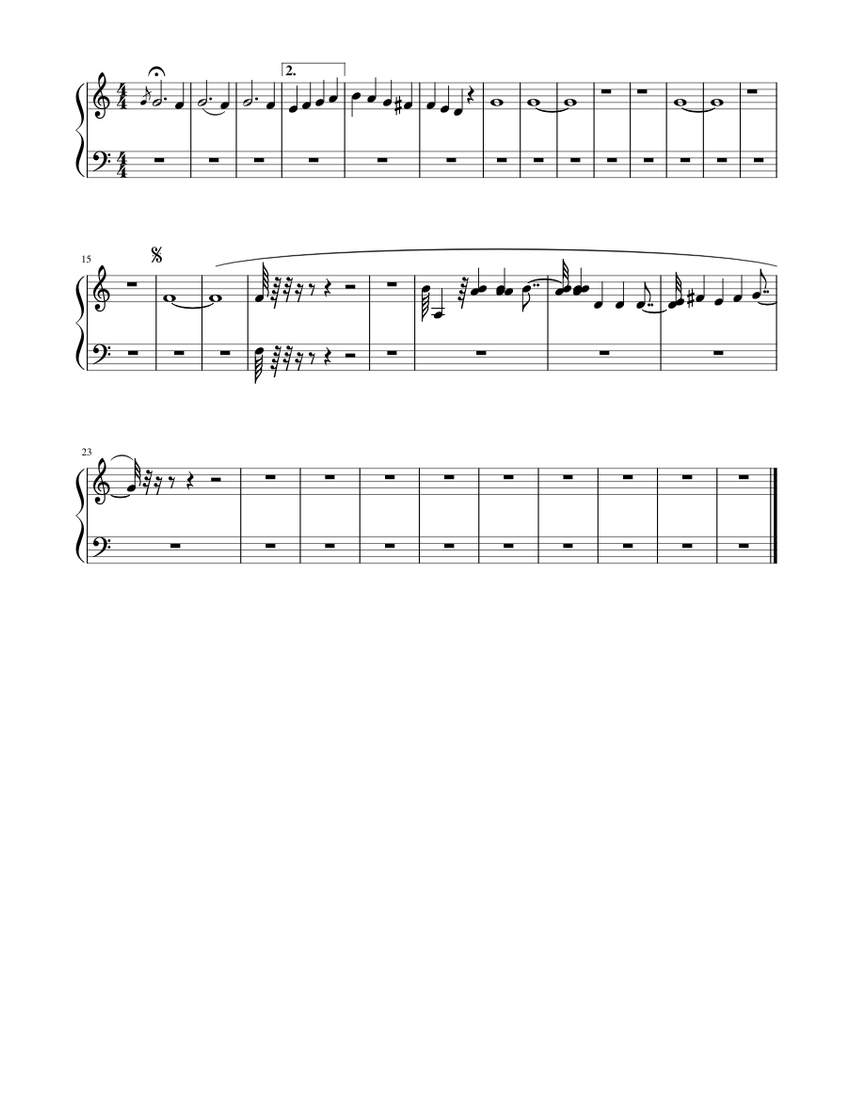 1 Sheet Music for Piano (Solo) Easy | MuseScore.com