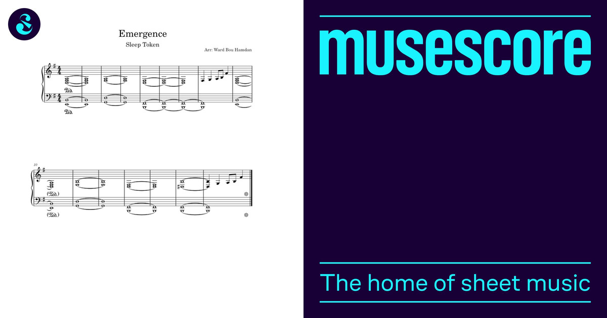 Emergence – Sleep Token Sheet Music for Piano (Solo) easy | MuseScore.com
