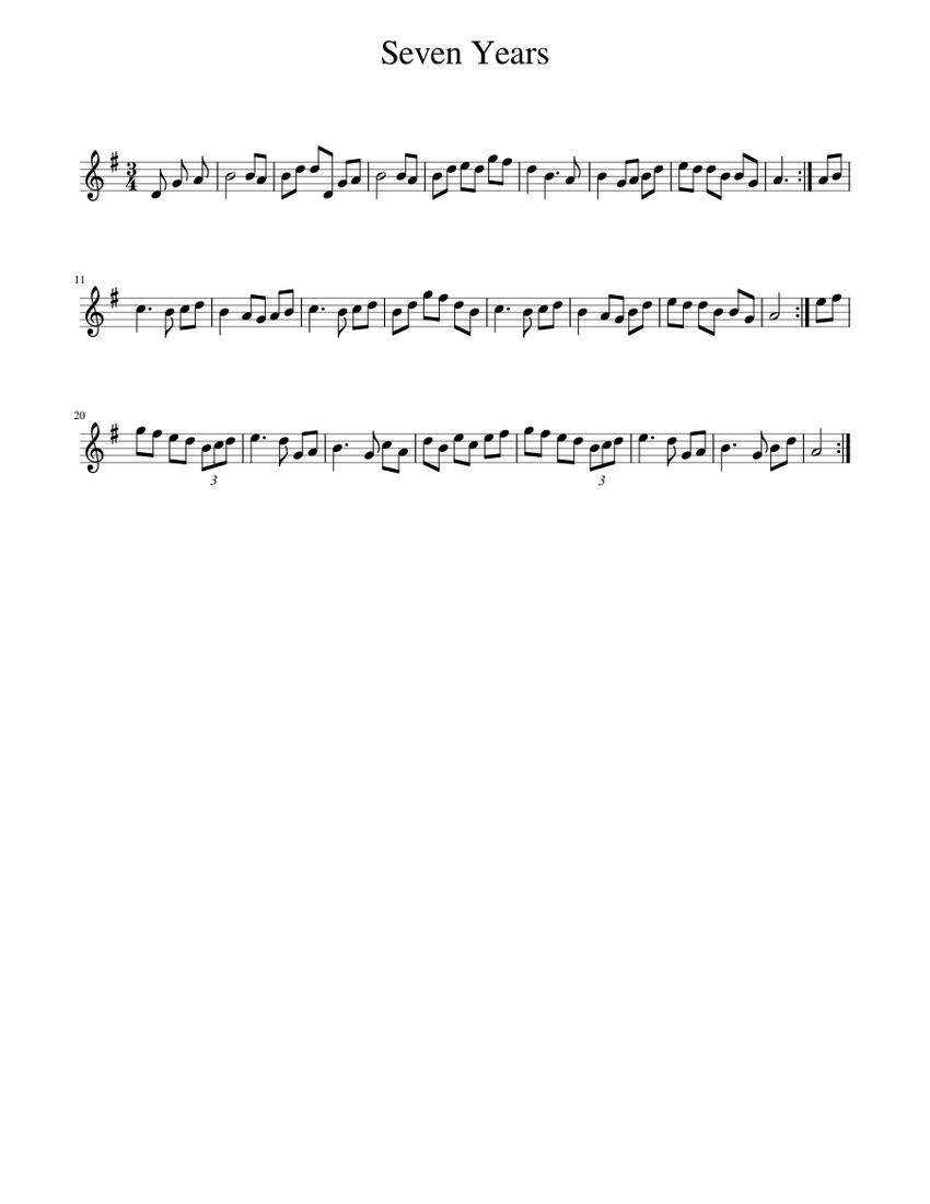 Seven Years - piano tutorial