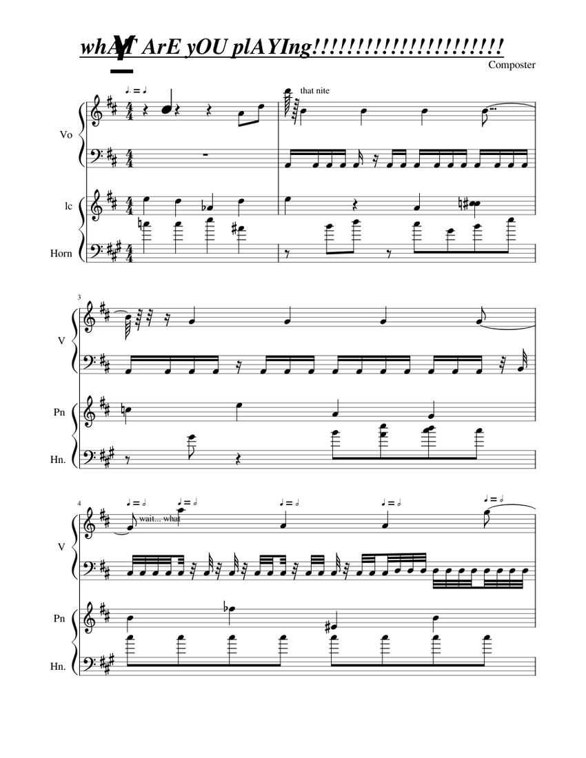 that funny cuase i say it funny Sheet music for Piano, Vocals, Vienna ...