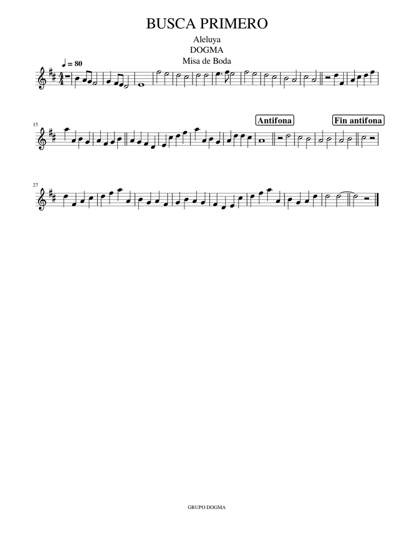 BUSCA PRIMERO Sheet music for Woodwinds group (Woodwind Ensemble ...