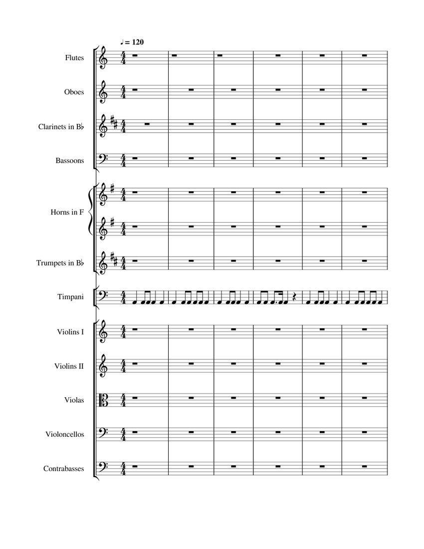 Inferno Sheet music for Flute, Oboe, Clarinet in b-flat, Bassoon & more ...