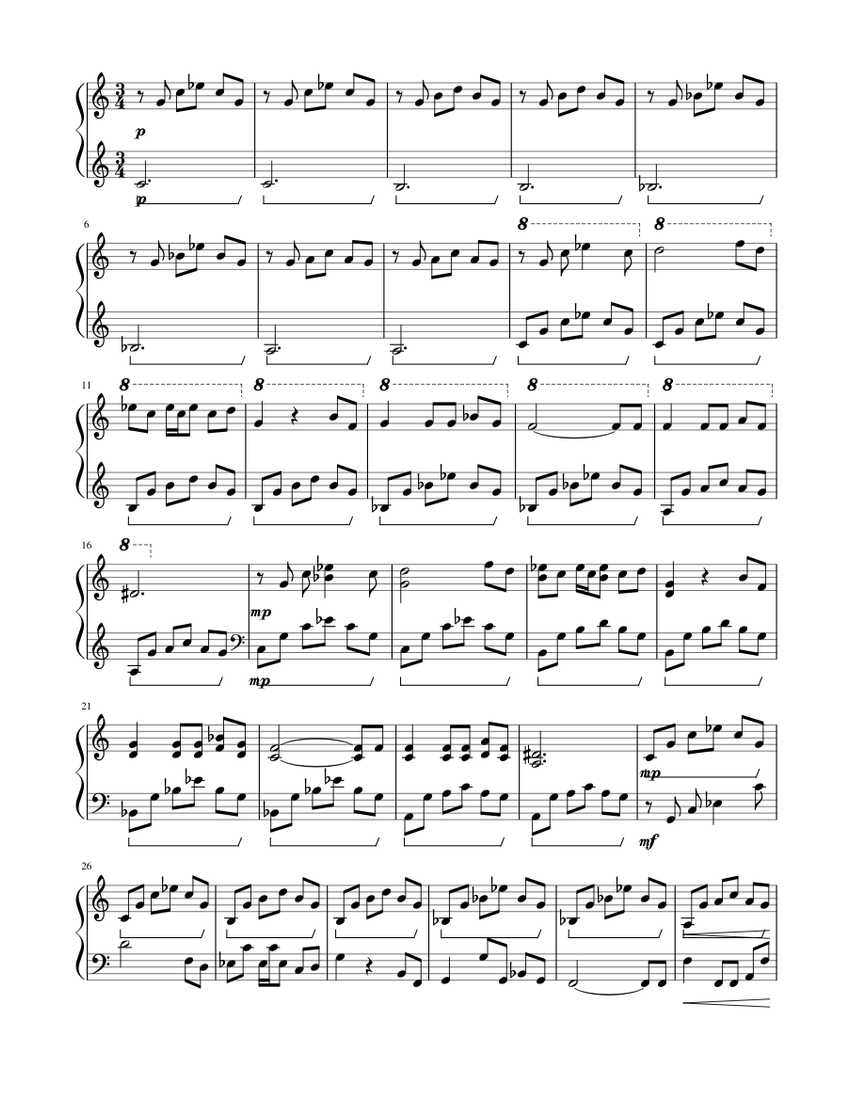 Ever After Sheet Music for Piano (Solo) | MuseScore.com