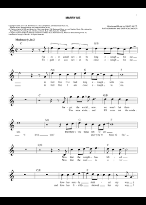 Marry Me Train Guitar Chords Vienna By The Fray Sheet Music For Piano,