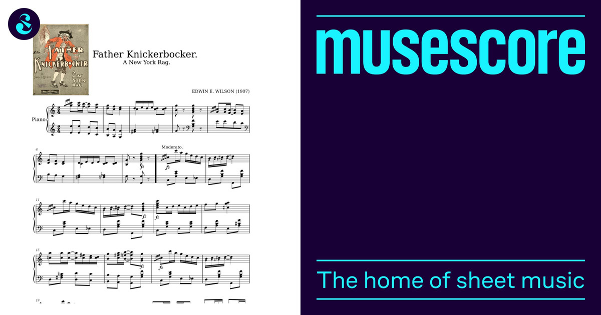 Father Knickerbocker by Edwin E. Wilson (1907) Sheet music for Piano ...