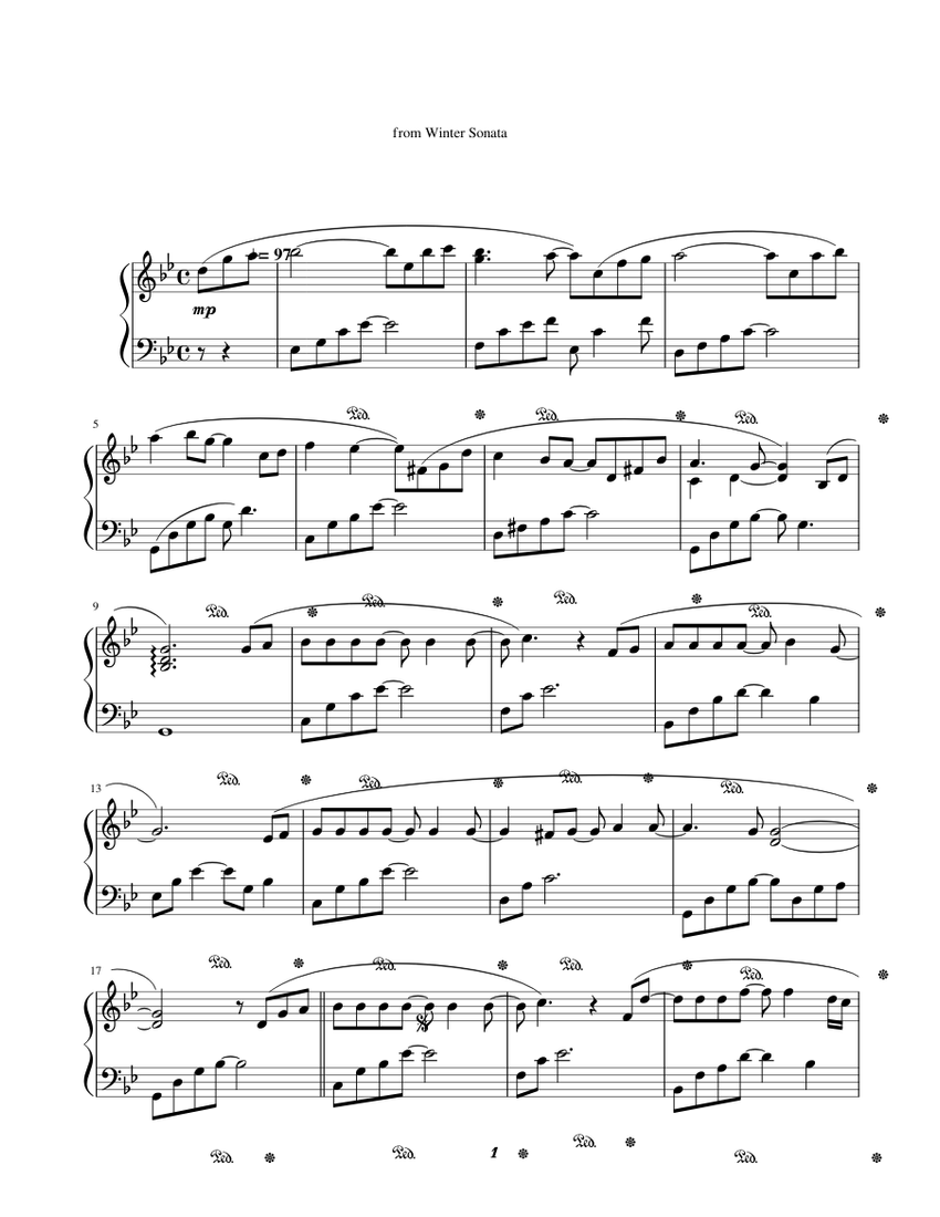 From the beginning until now - Full House Sheet Music for Piano (Solo) Easy | MuseScore.com