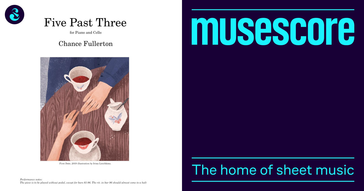 Five Past Three | for Piano and Cello Sheet Music for Piano, Cello ...