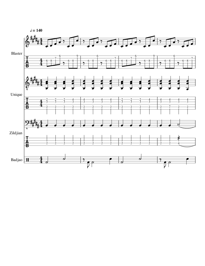Mundo by IV of Spades Sheet Music and Tab for Guitar, Bass guitar, Drum ...