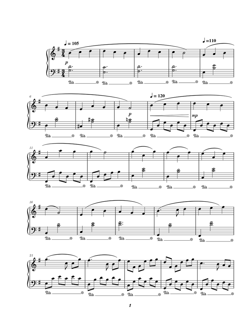 Spring waltz - Yiruma Sheet Music for Piano (Solo) easy | MuseScore.com