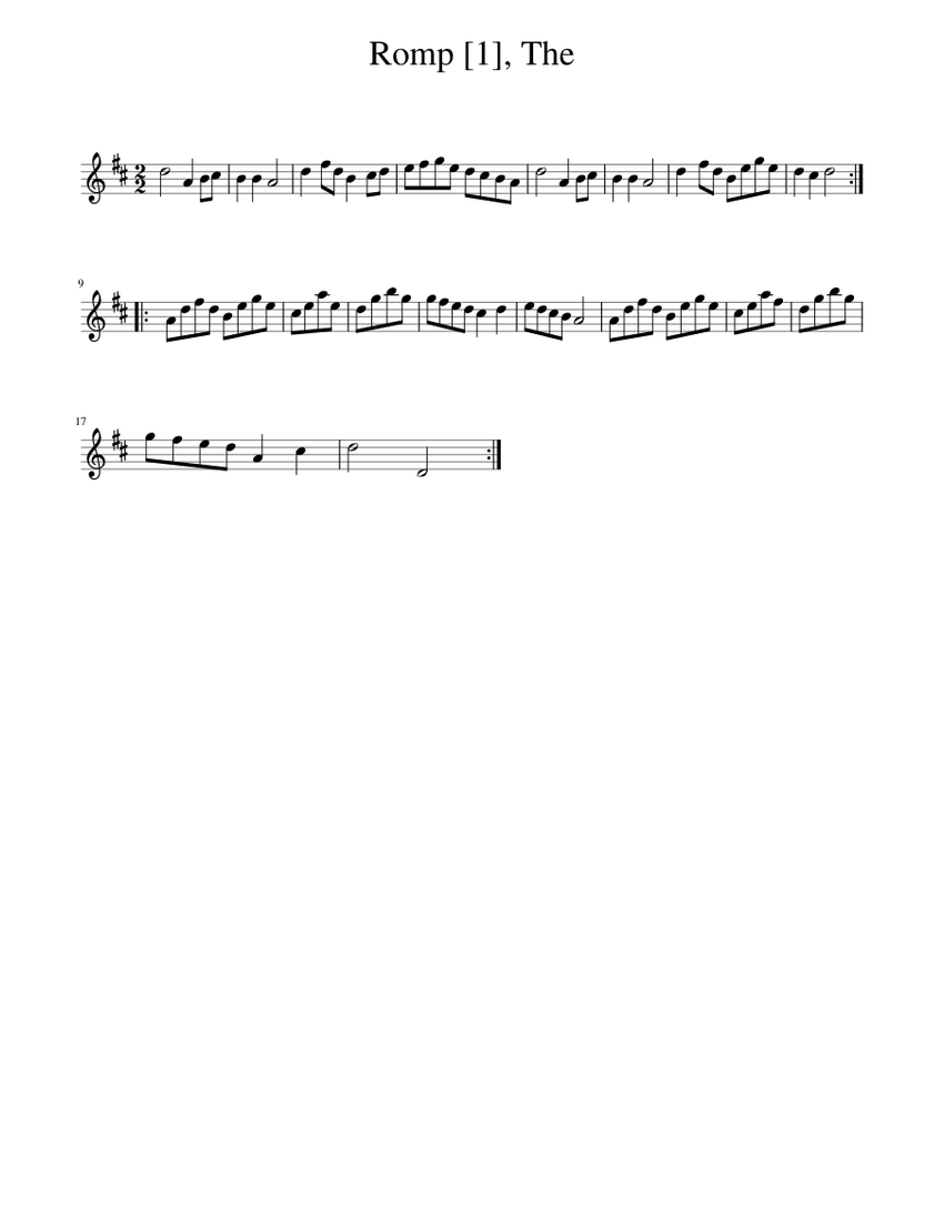 The Romp Sheet music for Piano (Solo) Easy | Musescore.com