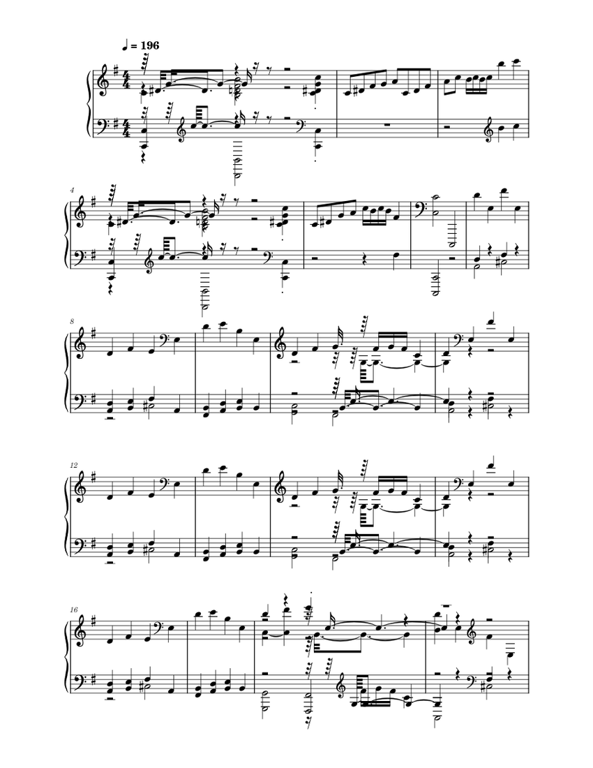 opportunity 1642601240692 Sheet music for Piano (Solo) | Musescore.com