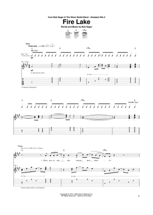 fire down below chords