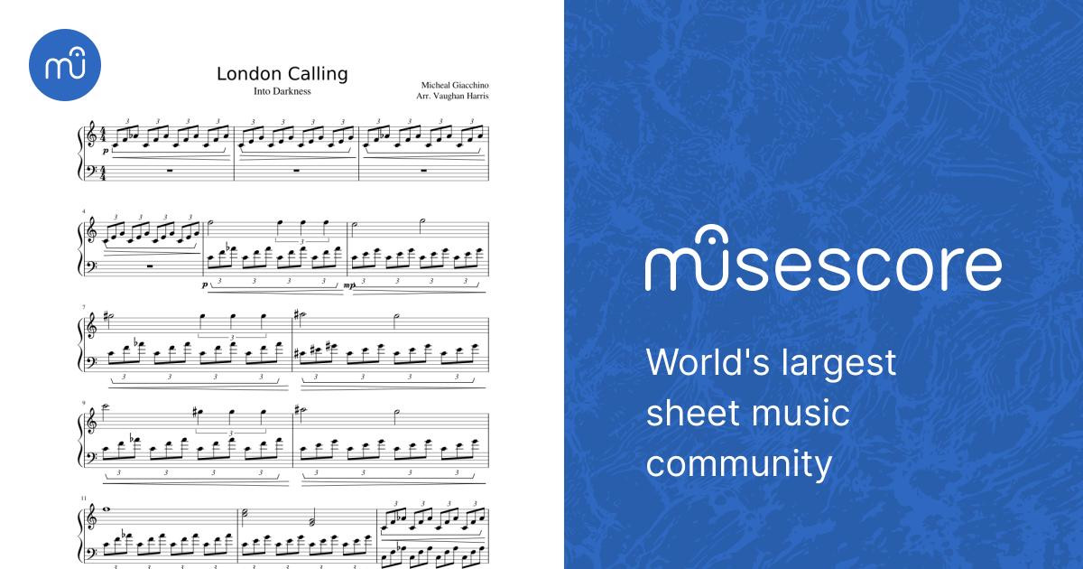 London Calling Sheet music for Piano (Solo) | Musescore.com