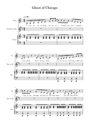 Ghost of Chicago - Noah Floersch Sheet Music for Piano (Solo) easy ...