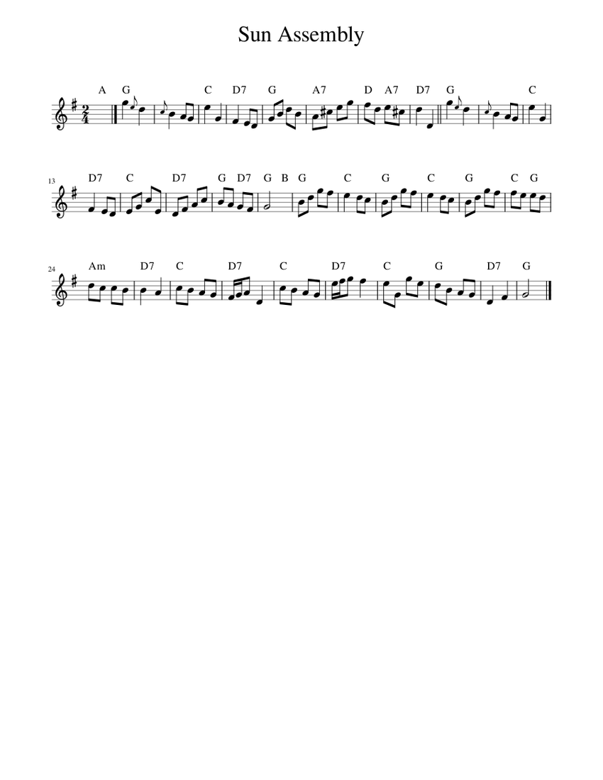 Sun Assembly - piano tutorial