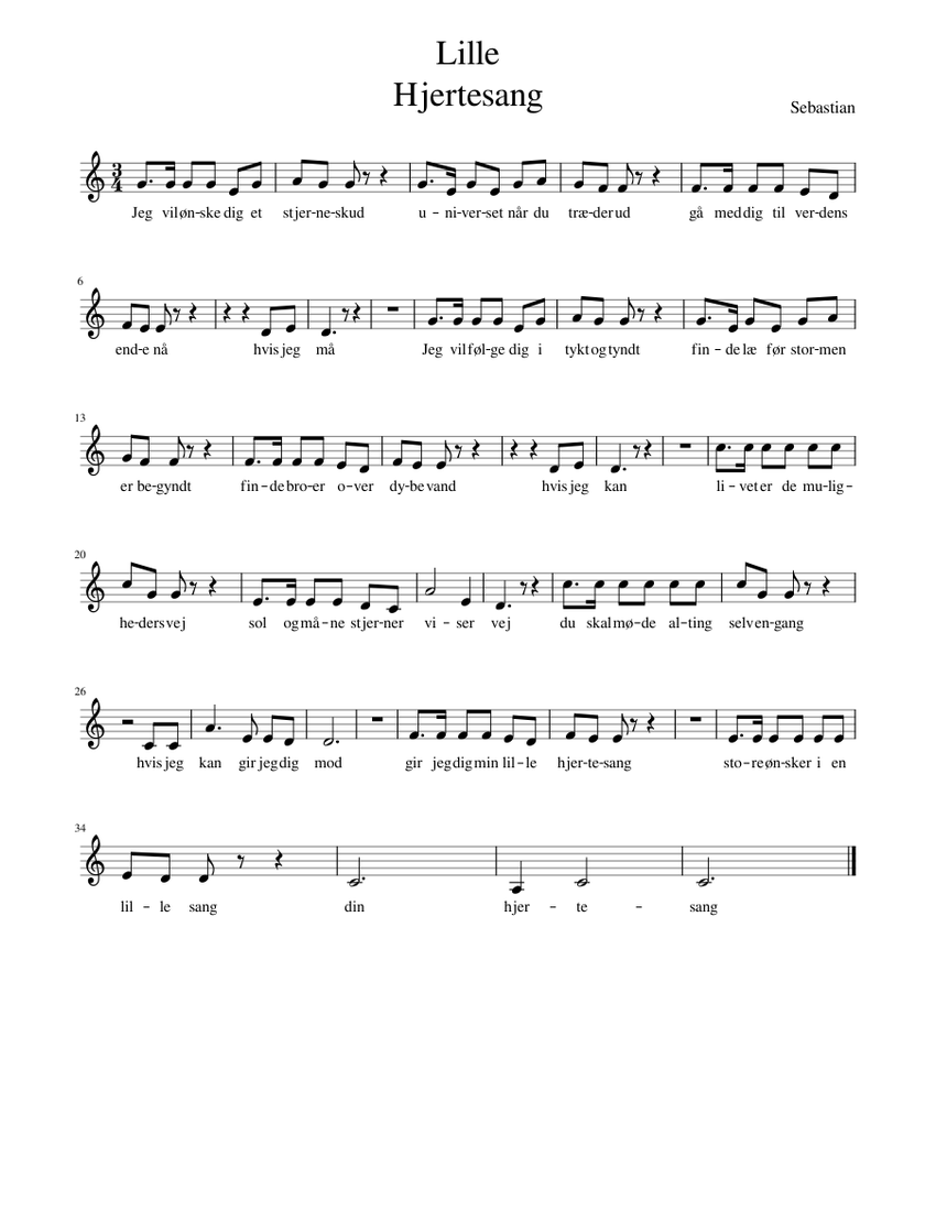 Hjertesang - piano tutorial