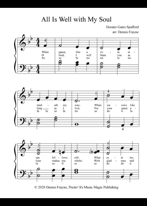 It Is Well With My Soul Sheet Music for Piano (Solo) | MuseScore.com