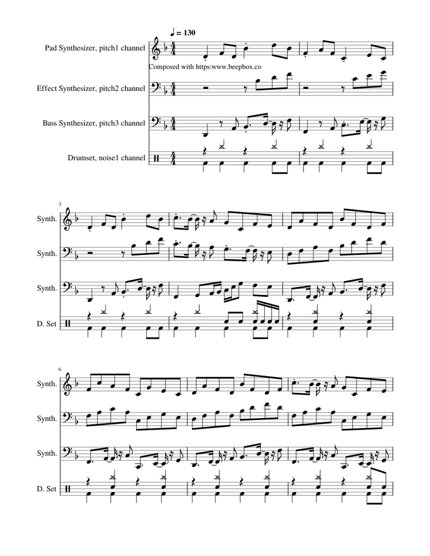 MOONLIGHT OPERA LULLABY Sheet music for Bass guitar, Drum group ...