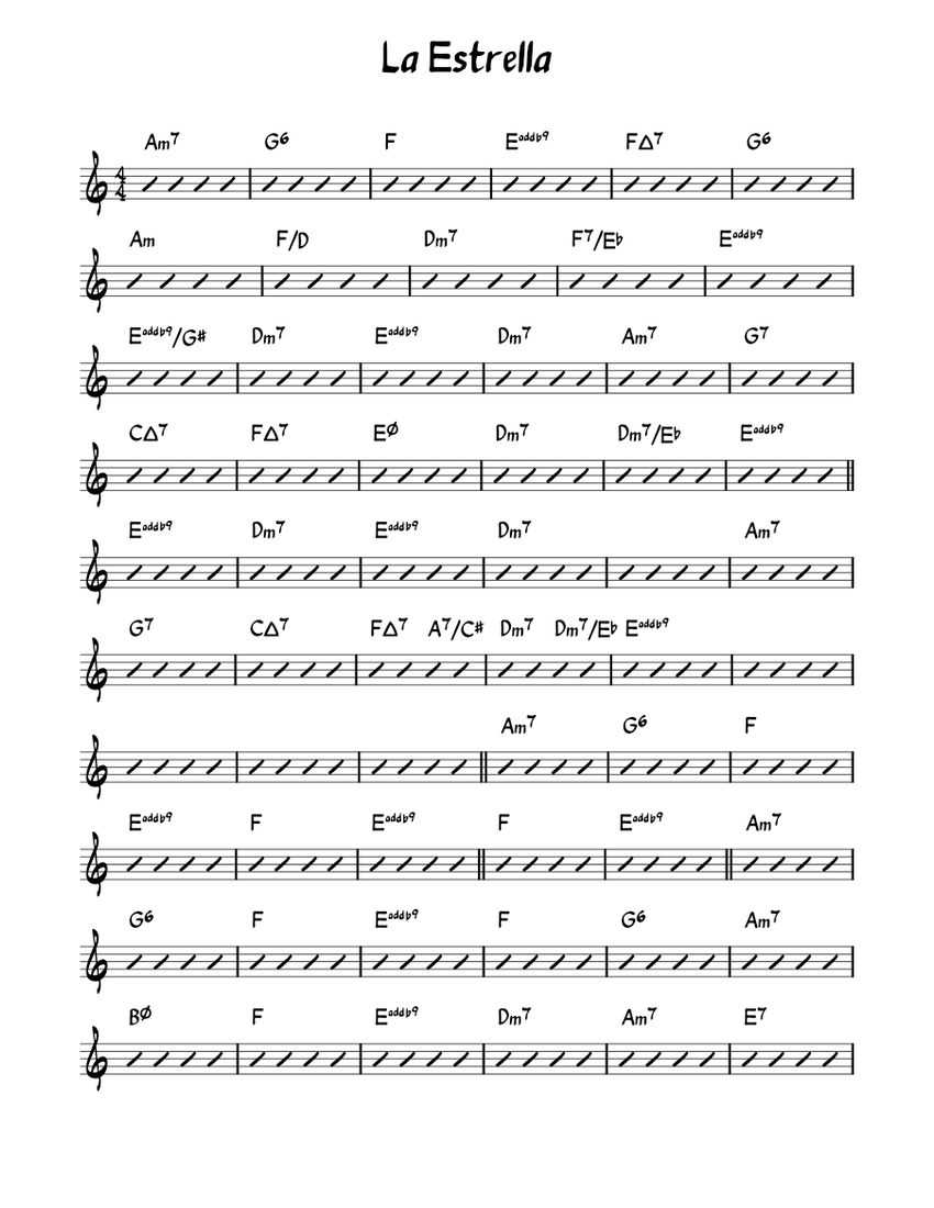 La estrella Sheet music for Piano (Solo) Easy | Musescore.com