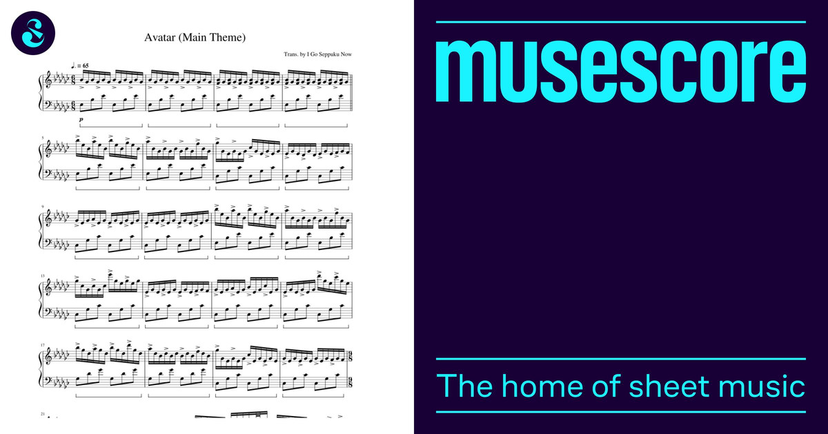 Avatar - Misc Soundtrack Sheet Music for Piano (Solo) | MuseScore.com