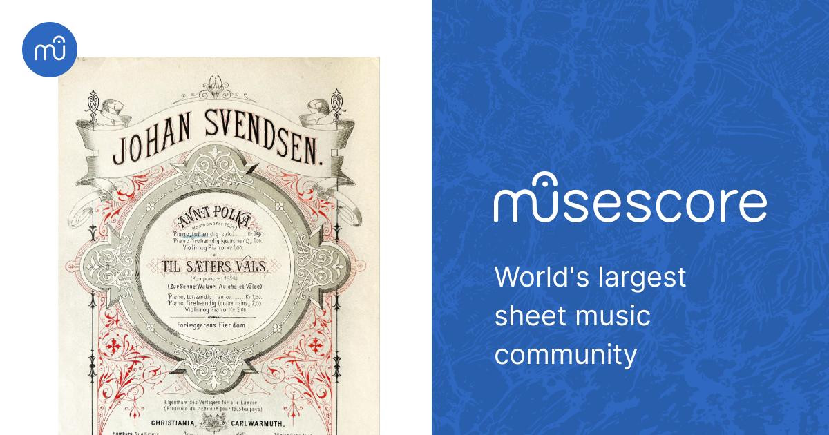 Anna-polka Sheet Music for Piano (Solo) | MuseScore.com