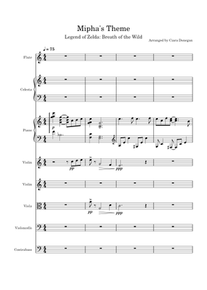 Mipha's Theme (Easy Piano Arrangement) from Legend of Zelda: Breath of ...