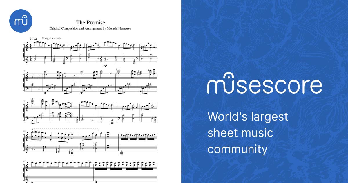 Final Fantasy XIII - The Promise (Piano) Sheet music for Piano (Solo) | Musescore.com