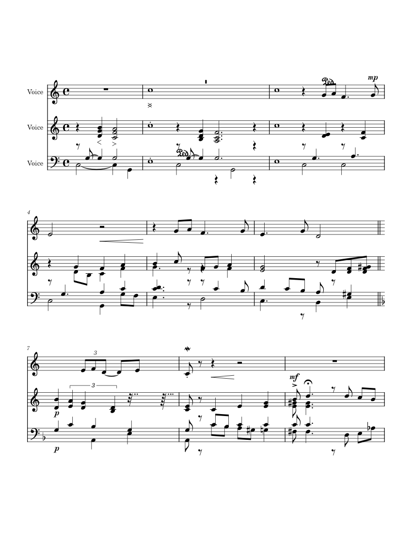 432ada033f2ec04c8e7ca9a5e174f4367f15199a Sheet music for Vocals (Choral ...