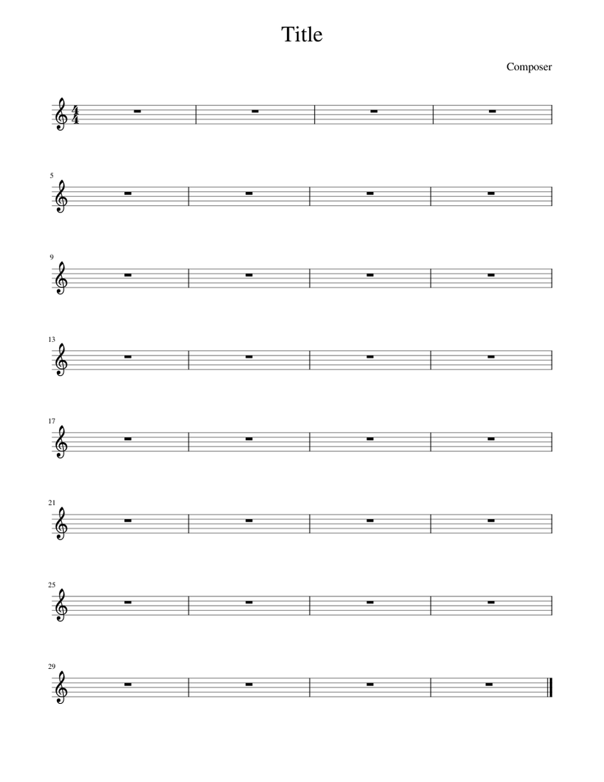 GreenFields Brother's Four Sheet music for Piano (Solo) | Musescore.com