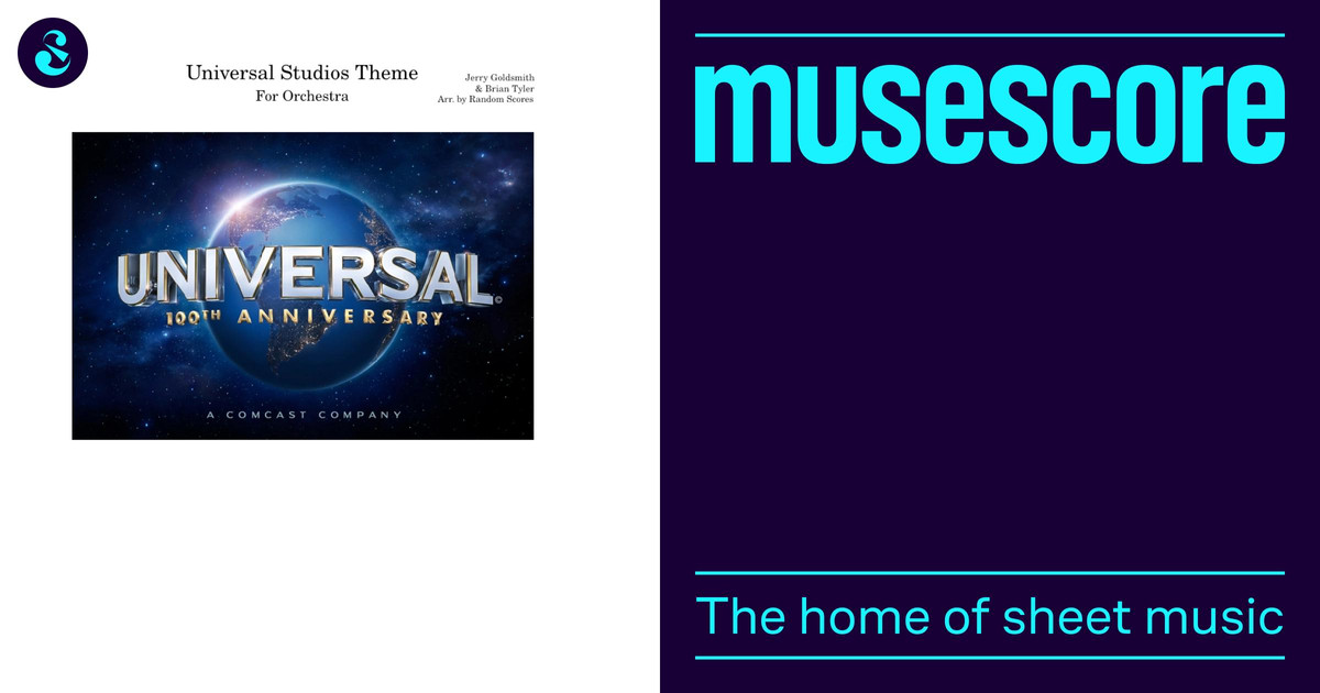 Universal Studios Theme Sheet Music for Trombone, Organ, Tuba, Flute & more instruments (Mixed ...