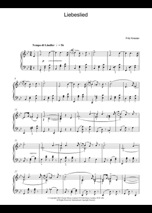 Liebesleid - Fritz Kreisler Sheet Music for Violin (Solo) | MuseScore.com