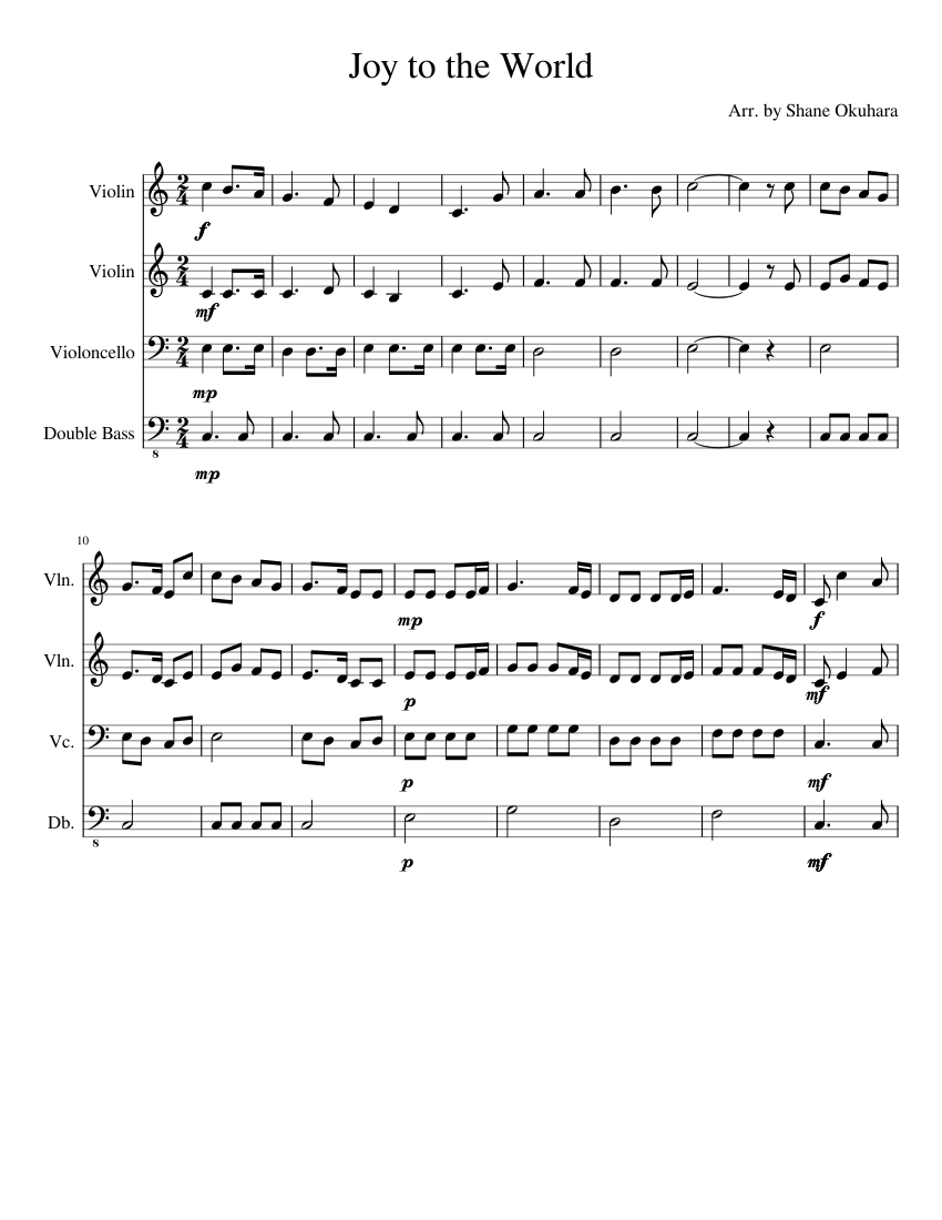 Joy to the World - piano tutorial