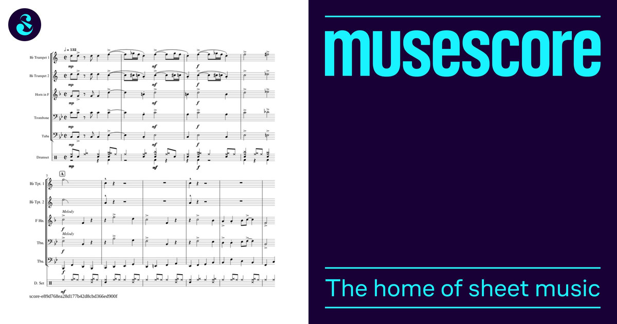 Meet the Flintstones - Hoyt Curtin Sheet Music for Trombone, Tuba ...