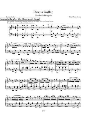 The Wooing of Fortune (The Irish Dragoon) - John Philip Sousa Sheet ...