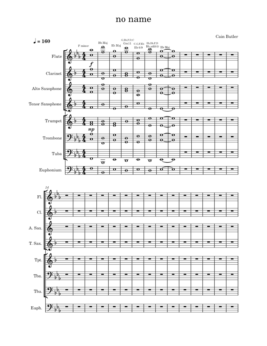 no_name Sheet music for Trombone, Euphonium, Tuba, Flute & more ...