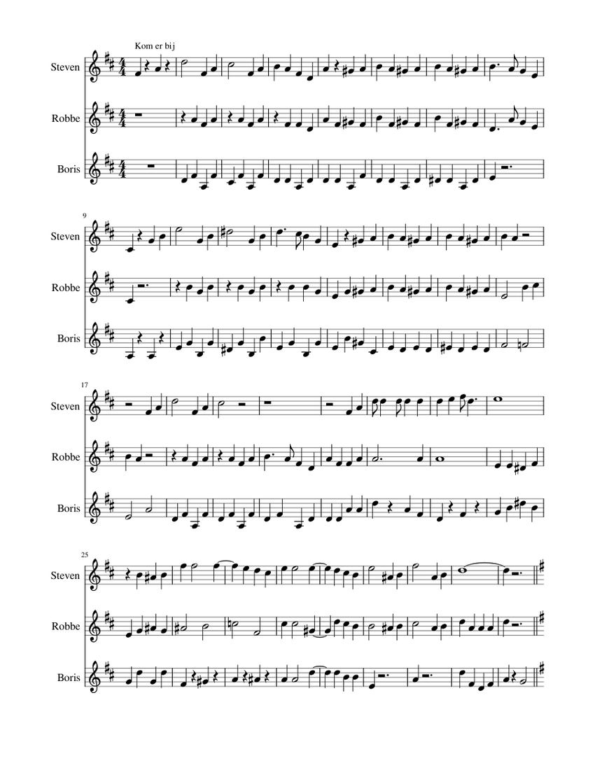Disney_Medley_Trio - Copy Sheet music for Trumpet in b-flat (Mixed Trio ...