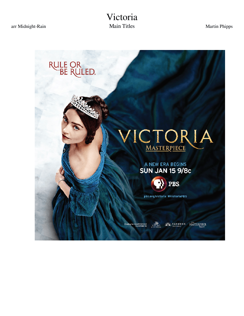 Main Theme | Victoria Sheet music for Soprano, Alto, Harpsichord ...