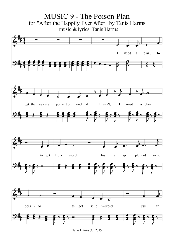 MUSIC 9 - The Poison Plan Sheet music for Piano (Solo) | Musescore.com