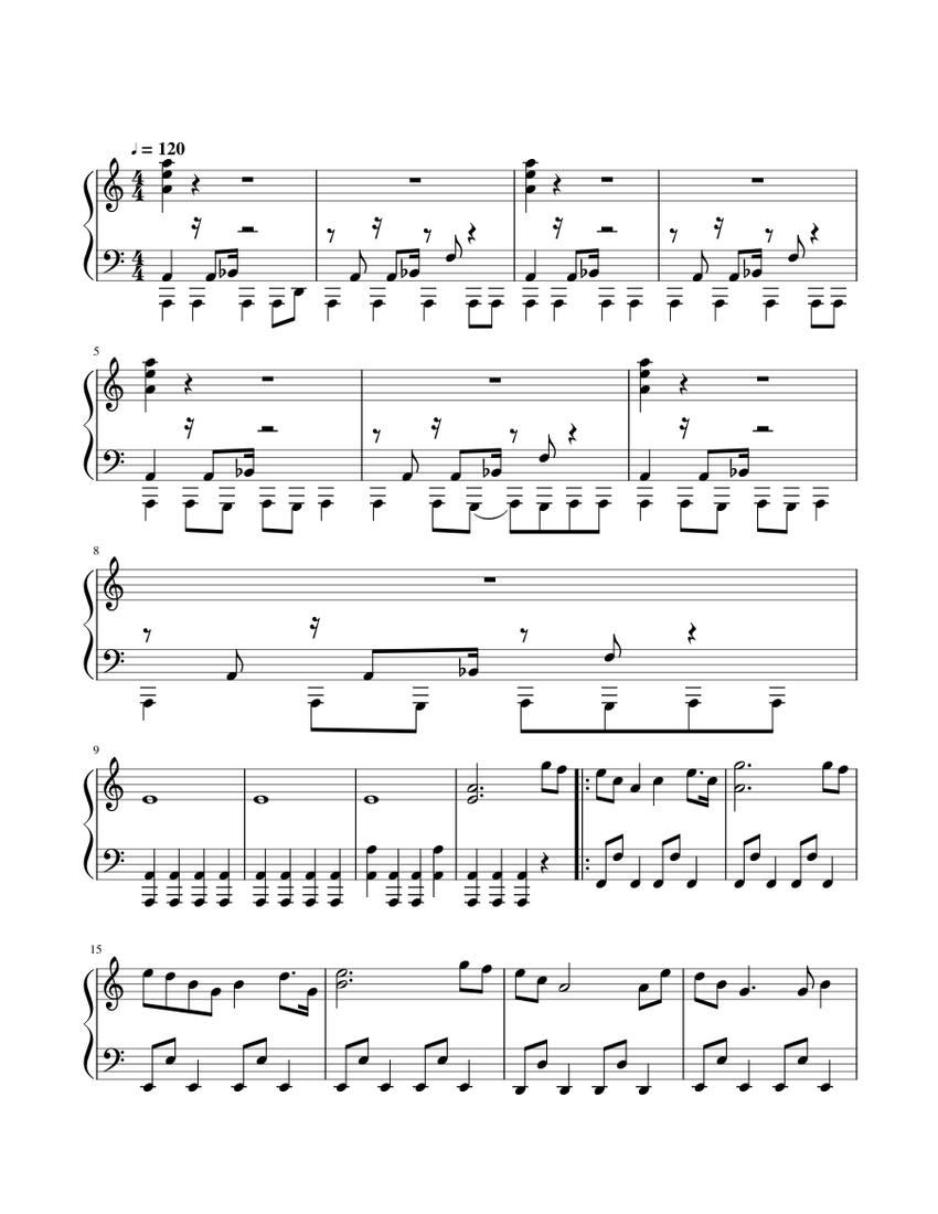 Persona 4 Long Way Sheet Music for Piano (Solo) | MuseScore.com