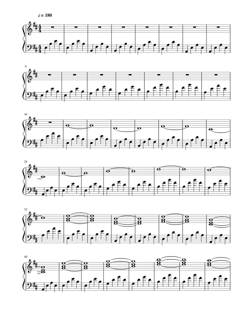 Slow to Fast Sheet Music for Piano (Solo) easy | MuseScore.com