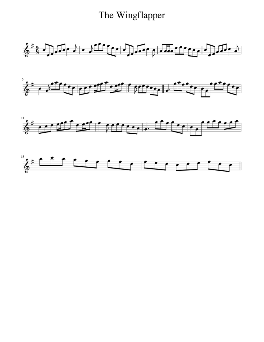 The Wingflapper Sheet music for Piano (Solo) Easy | Musescore.com