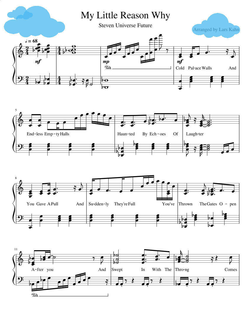 My Little Reason Why Sheet Music for Piano (Solo) | MuseScore.com